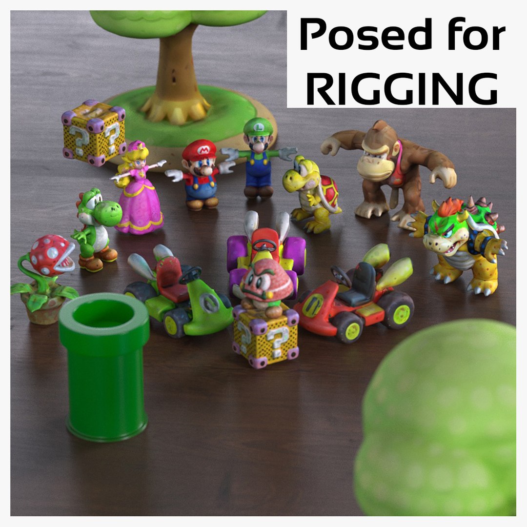 3D Mario Land Animation Set - TurboSquid 2217818