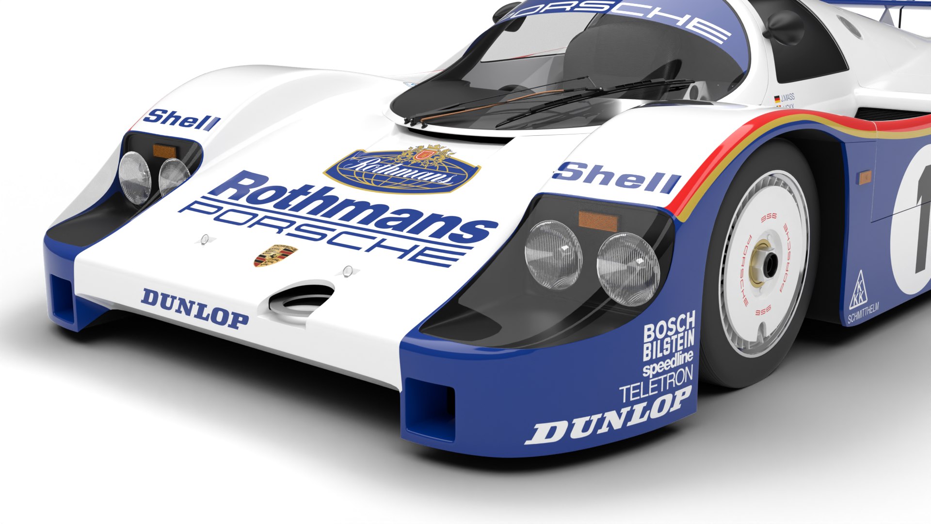 Porsche 956 Group C 1982 Rothmans Racing 3d Model Model - TurboSquid ...