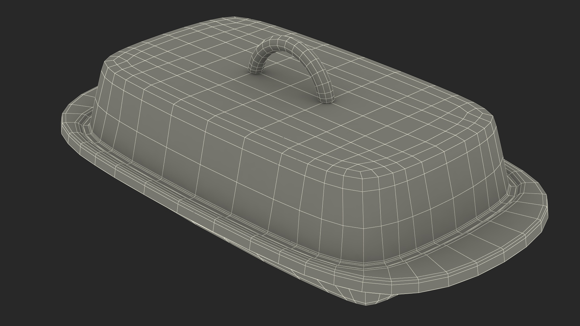 3D Copper Butter Dish Model - TurboSquid 2149863