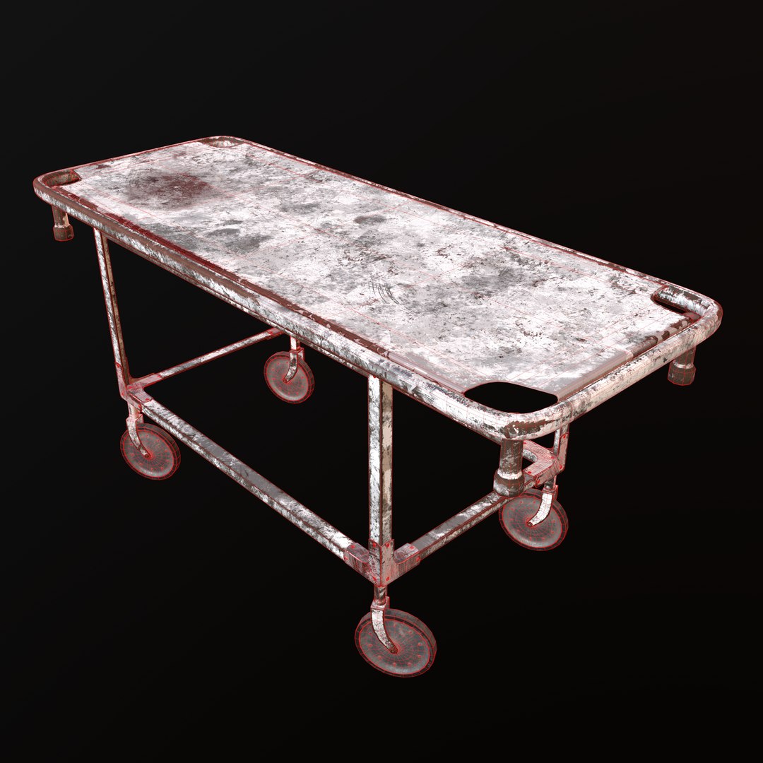 Gurney Old Hospital Model - TurboSquid 1692319