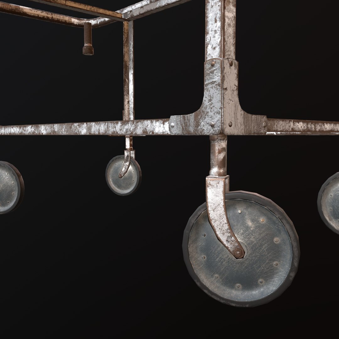 Gurney Old Hospital Model - TurboSquid 1692319