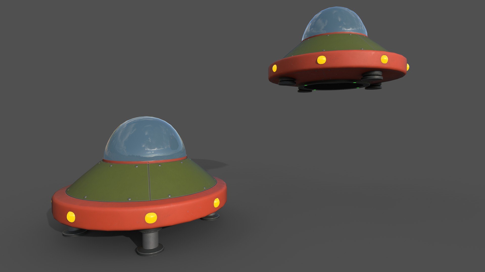 Ufo Ships 3D model - TurboSquid 2170299
