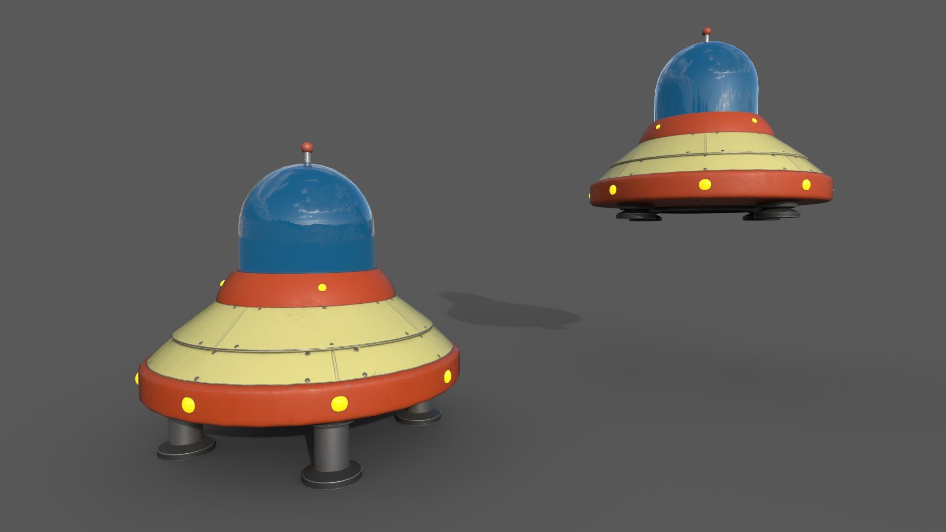 Ufo Ships 3D model - TurboSquid 2170299