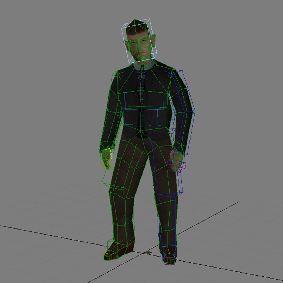 man character 3d max
