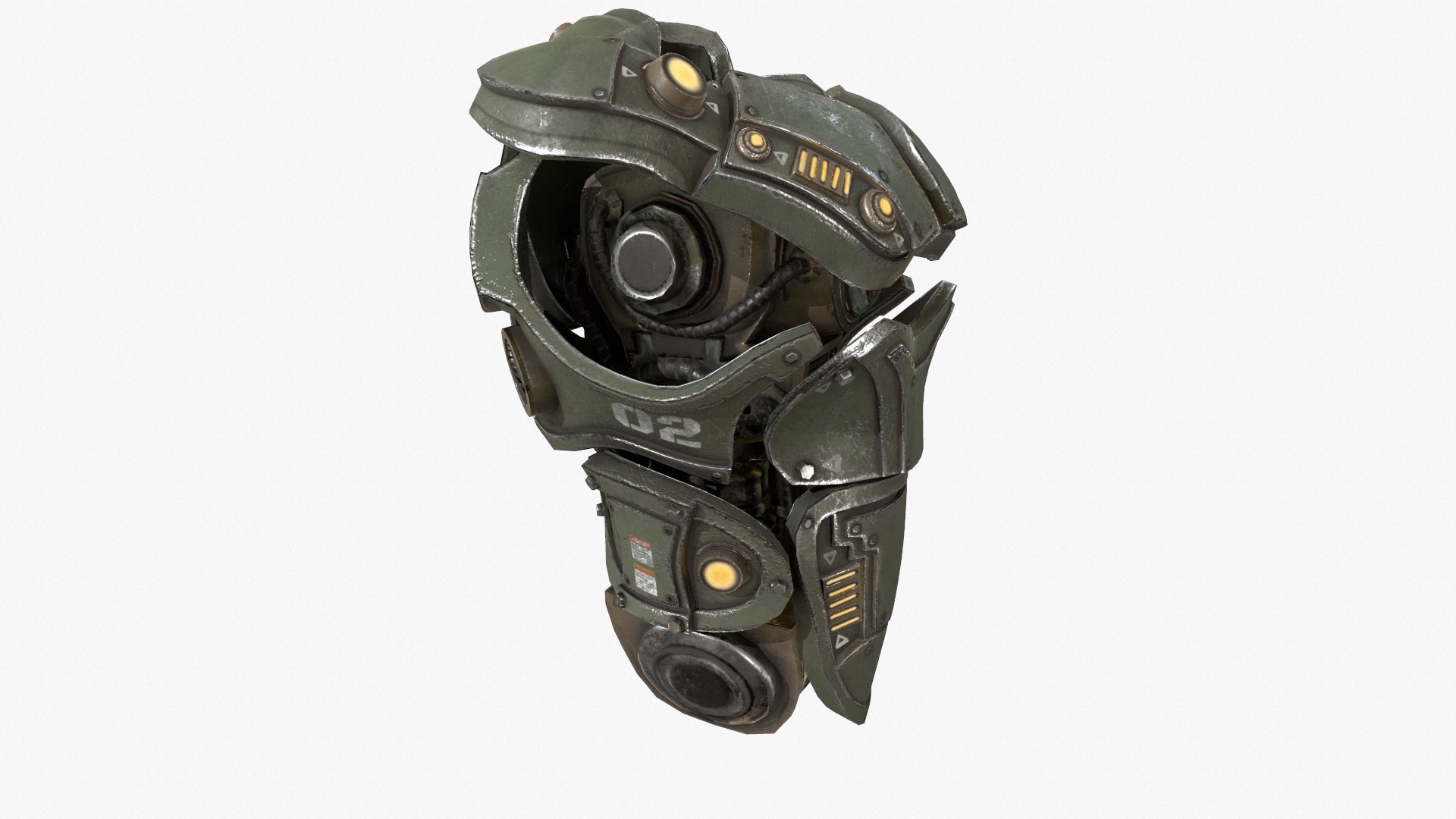 3D Mech Kitbash Parts - Model - TurboSquid 1642343