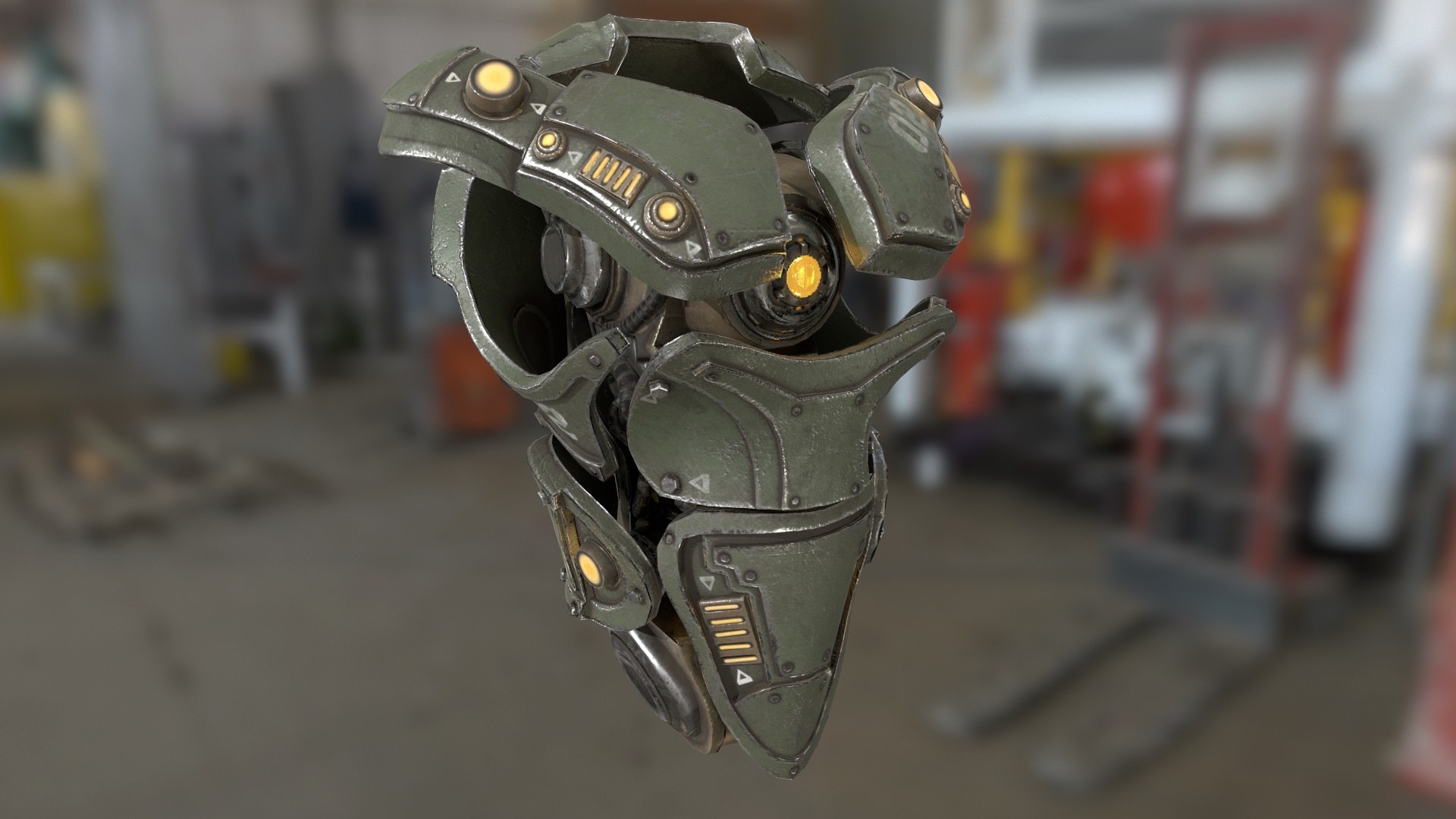 3D Mech Kitbash Parts - Model - TurboSquid 1642343