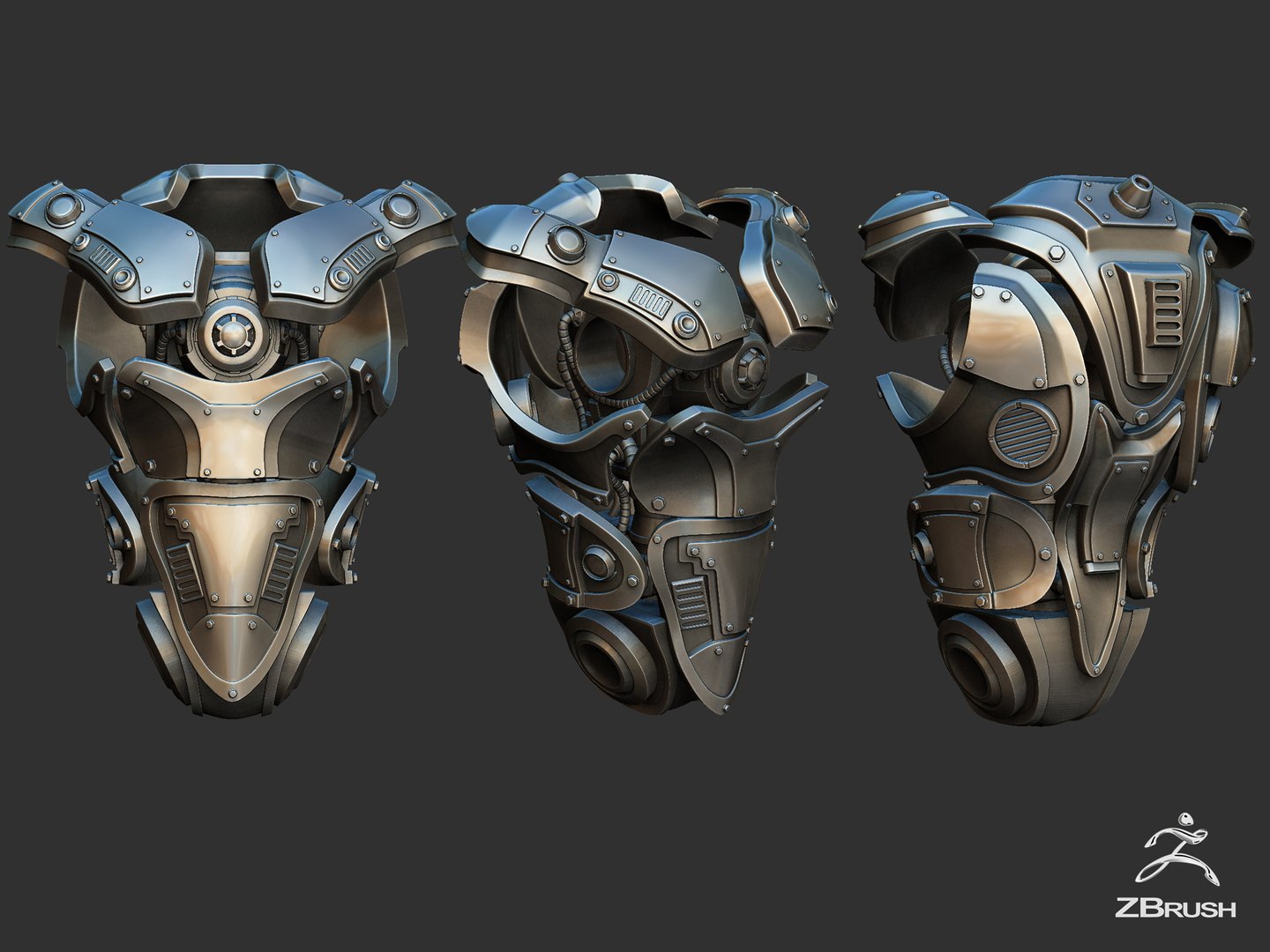 3D Mech Kitbash Parts - Model - TurboSquid 1642343