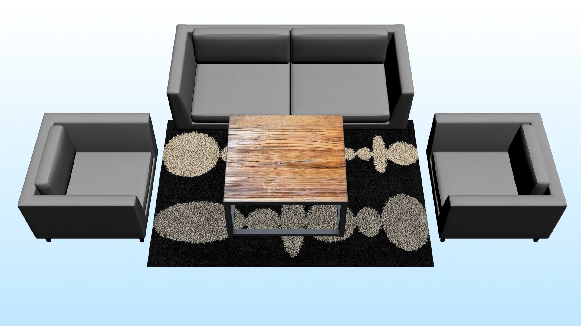 SOFA SET WITH CARPET 04 3D - TurboSquid 2422049