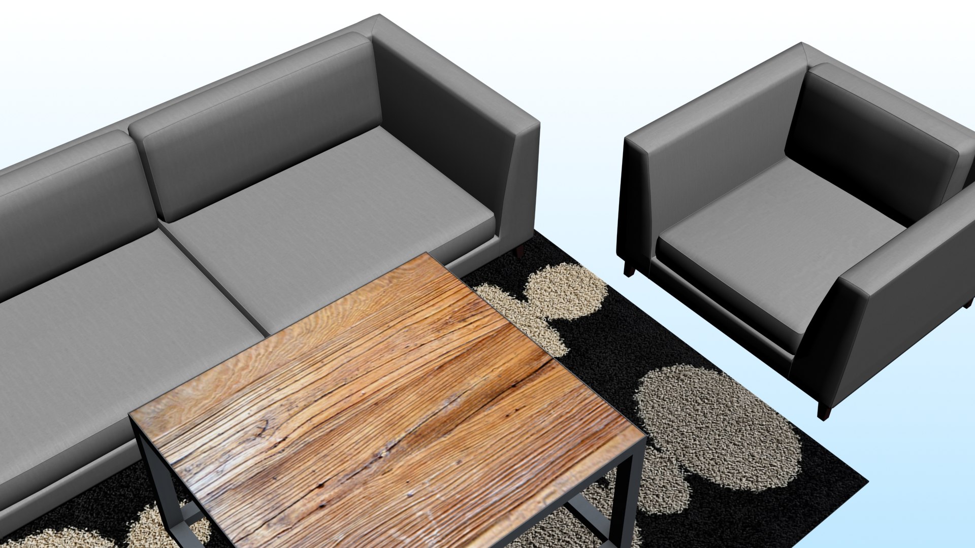 SOFA SET WITH CARPET 04 3D - TurboSquid 2422049