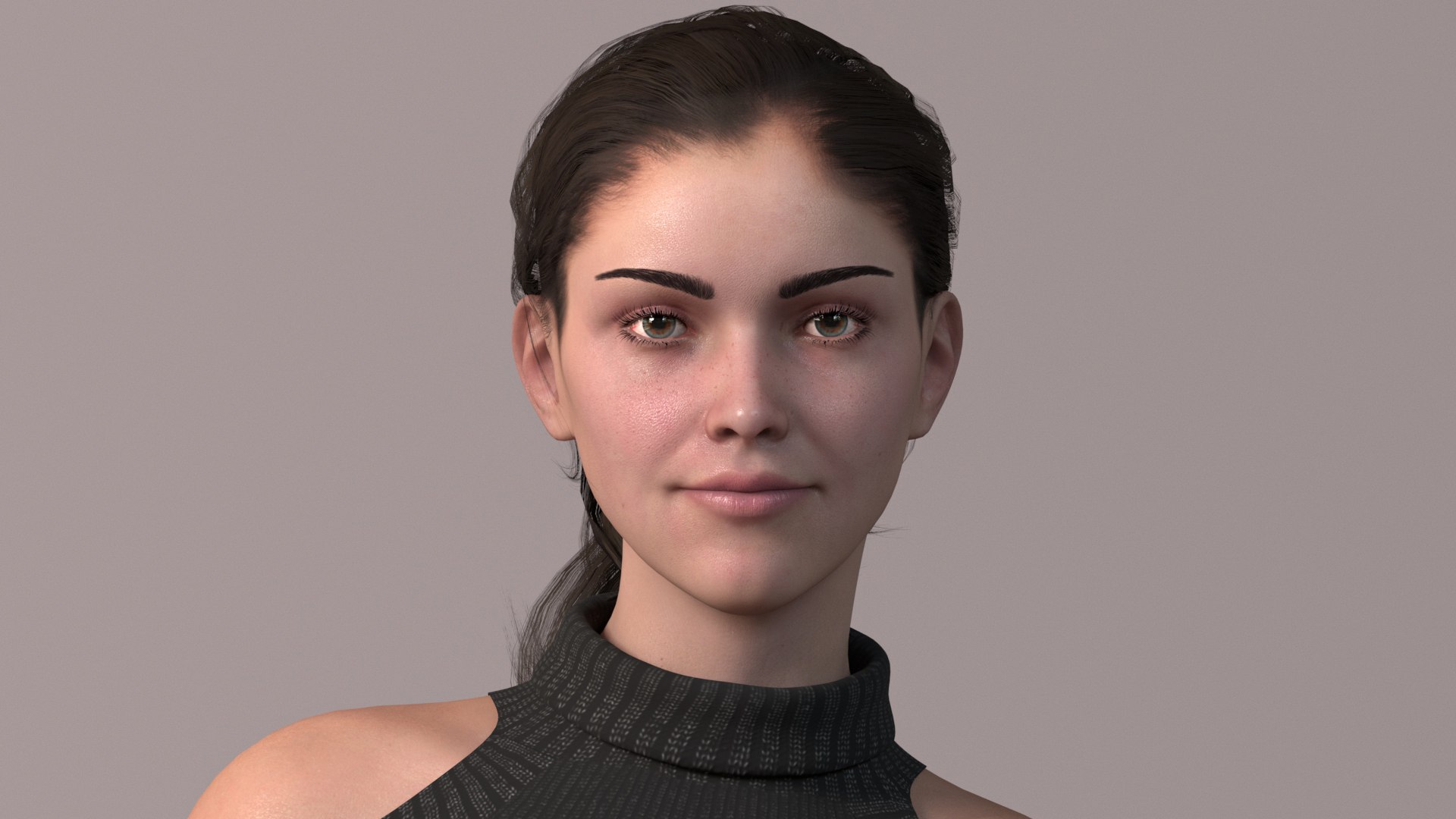 3D Female Base With Outfit Rig Model - TurboSquid 2284713