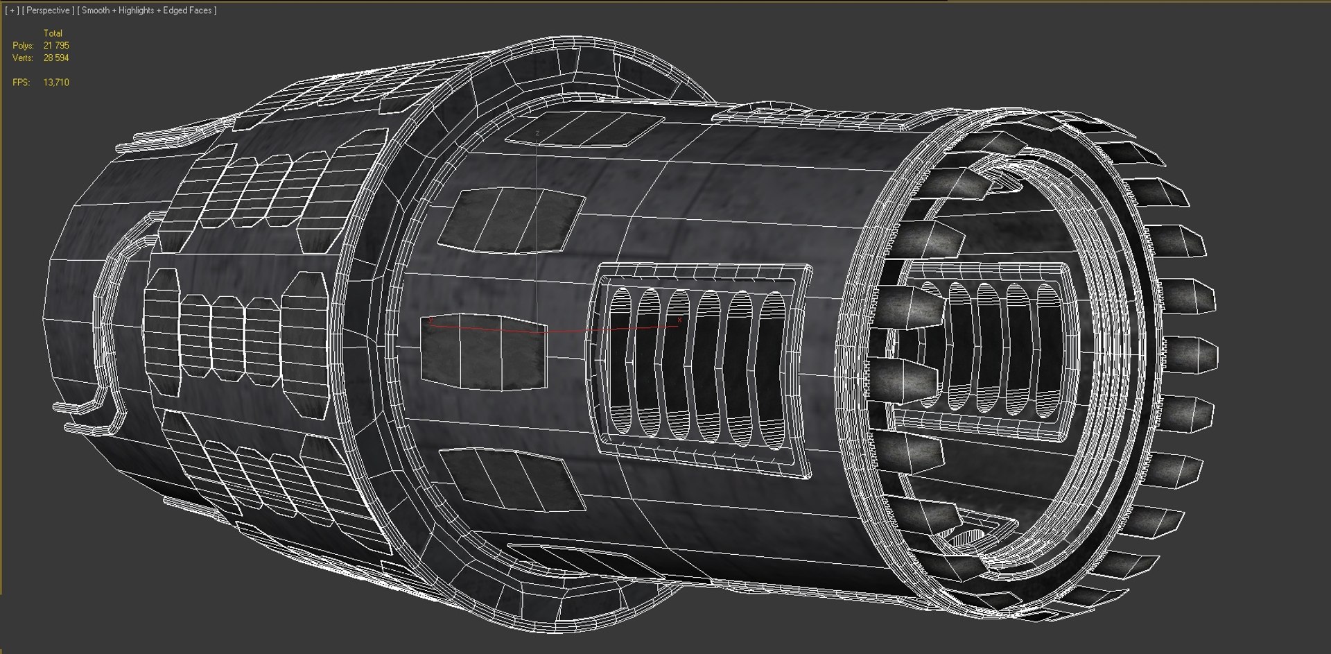 3D Starship Engine 2 Model - TurboSquid 1828842