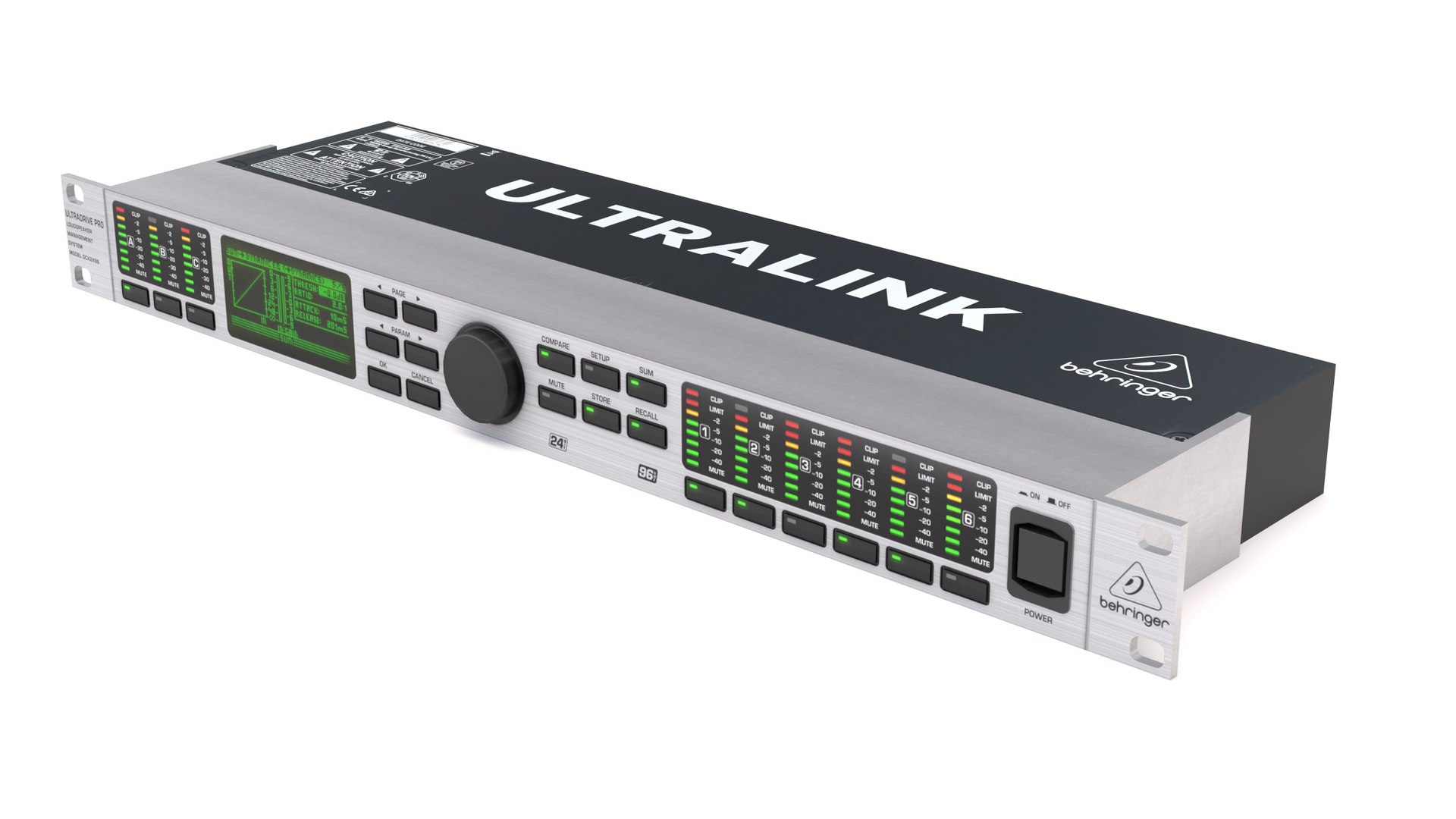 Behringer DCX2496 Audio Processor Model - TurboSquid 1747714