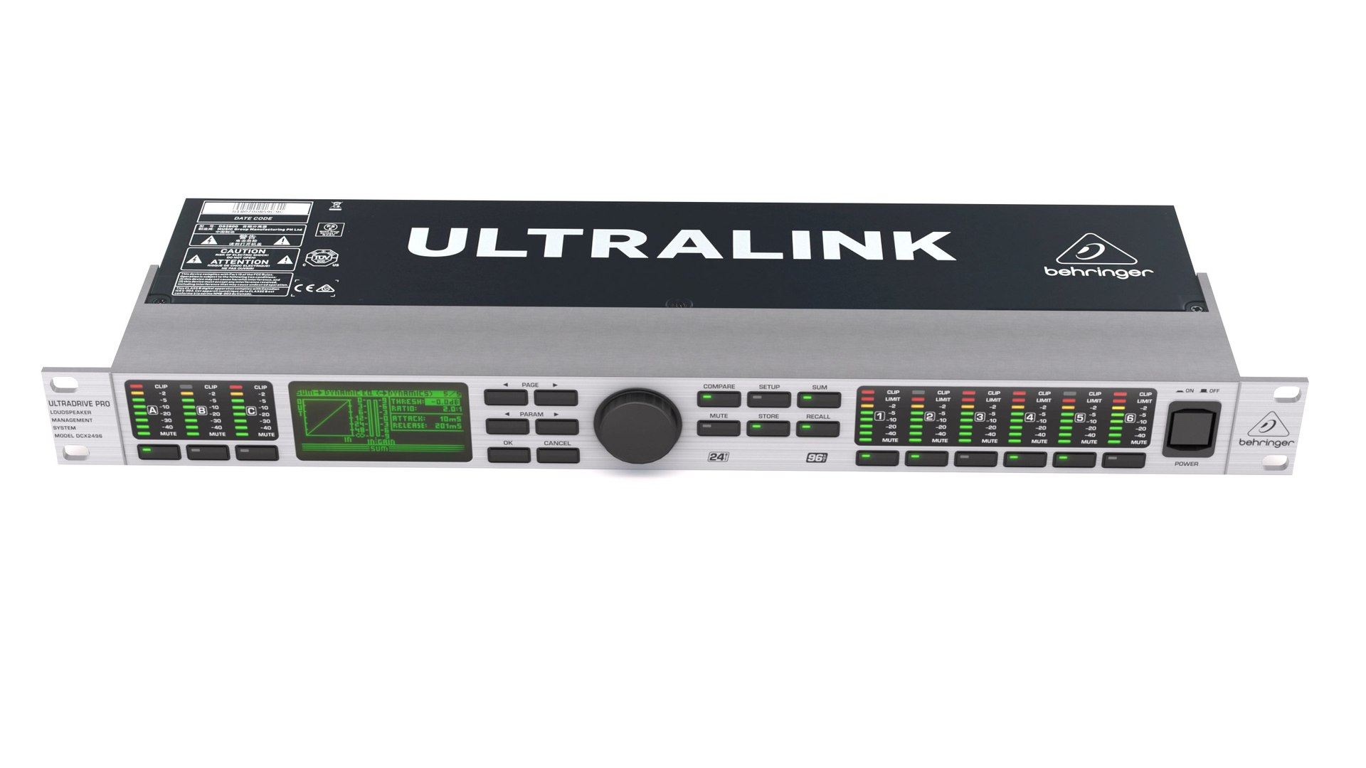 Behringer DCX2496 Audio Processor Model - TurboSquid 1747714