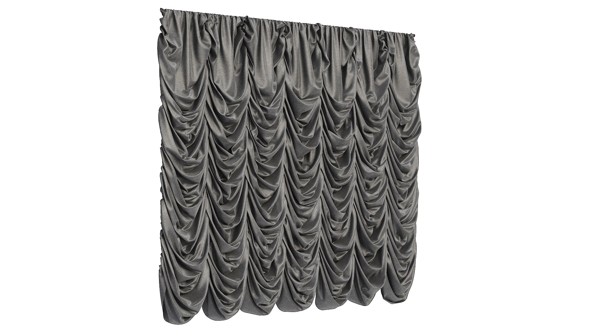 Austrian Curtain 002 3D - TurboSquid 2019636