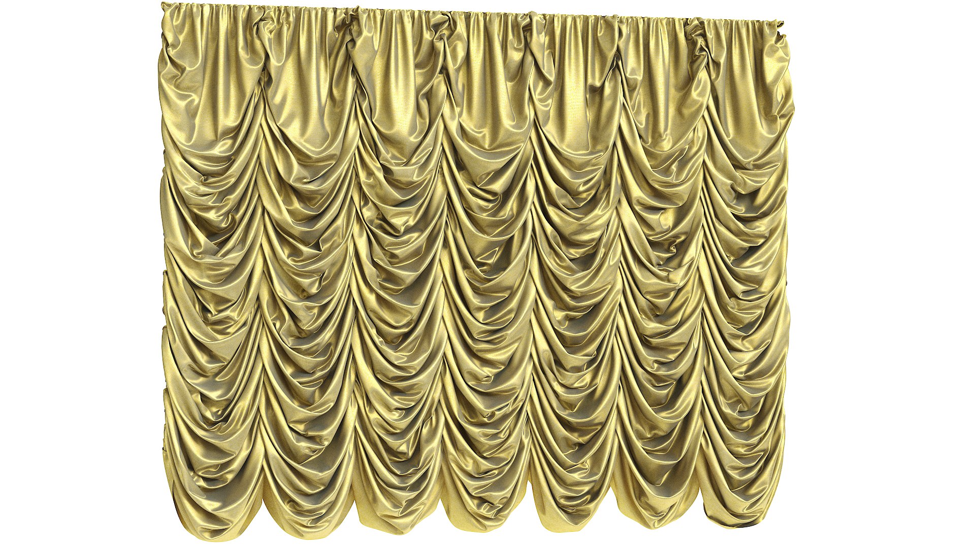 Austrian Curtain 002 3D - TurboSquid 2019636