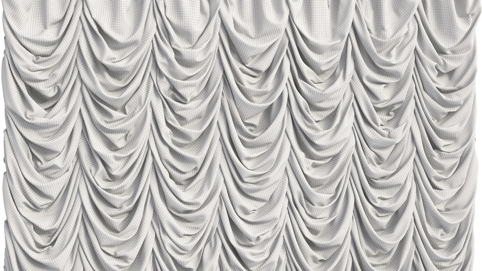 Austrian Curtain 002 3D - TurboSquid 2019636