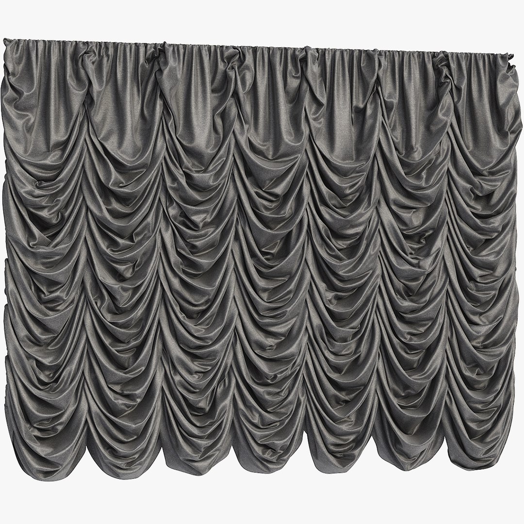 Austrian Curtain 002 3D - TurboSquid 2019636