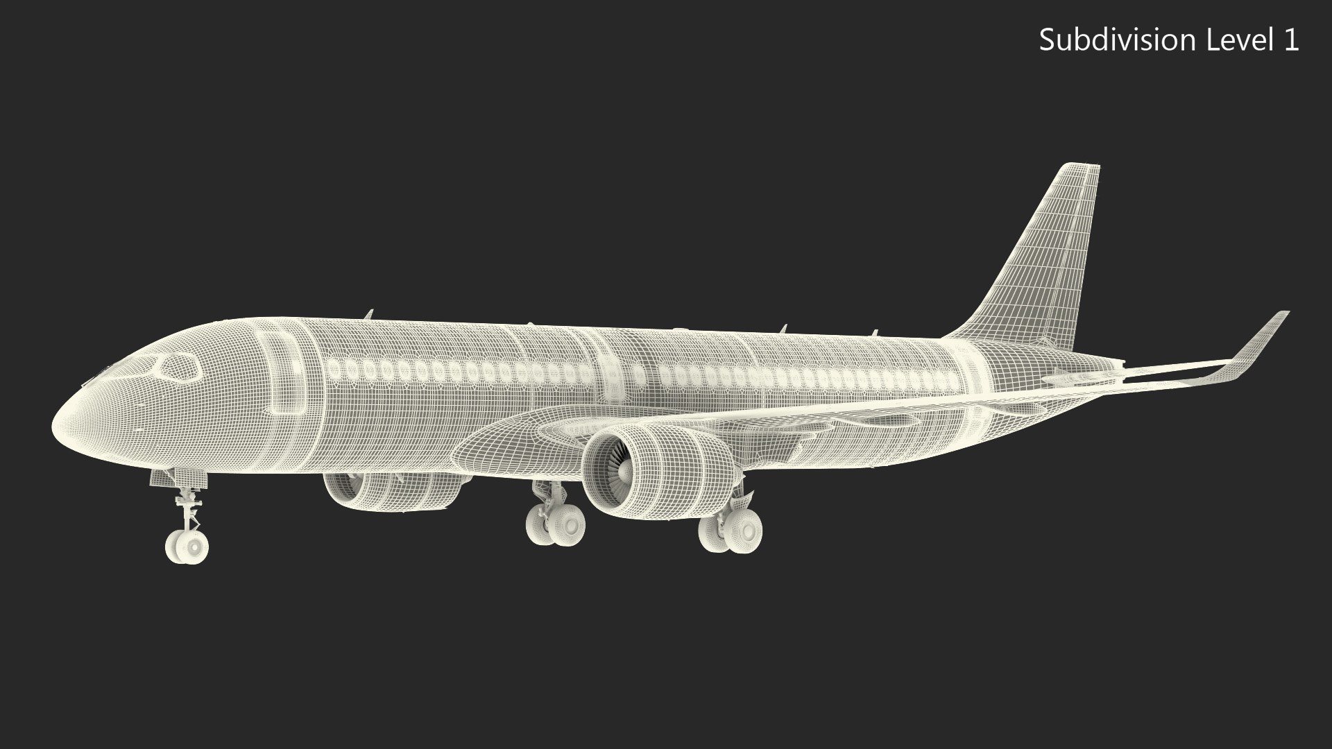 Airbus a220 300 simple 3D model - TurboSquid 1606046