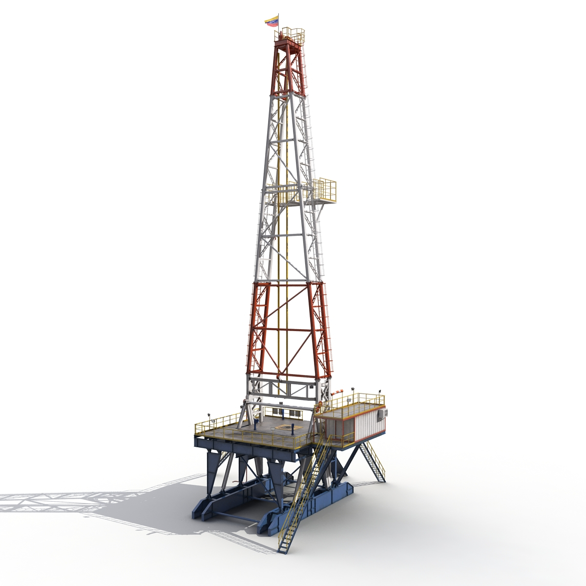 modelo 3d Fracking Gas Platform 2 - TurboSquid 1065492