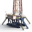 Fracking Gas Platform 2 3d Max