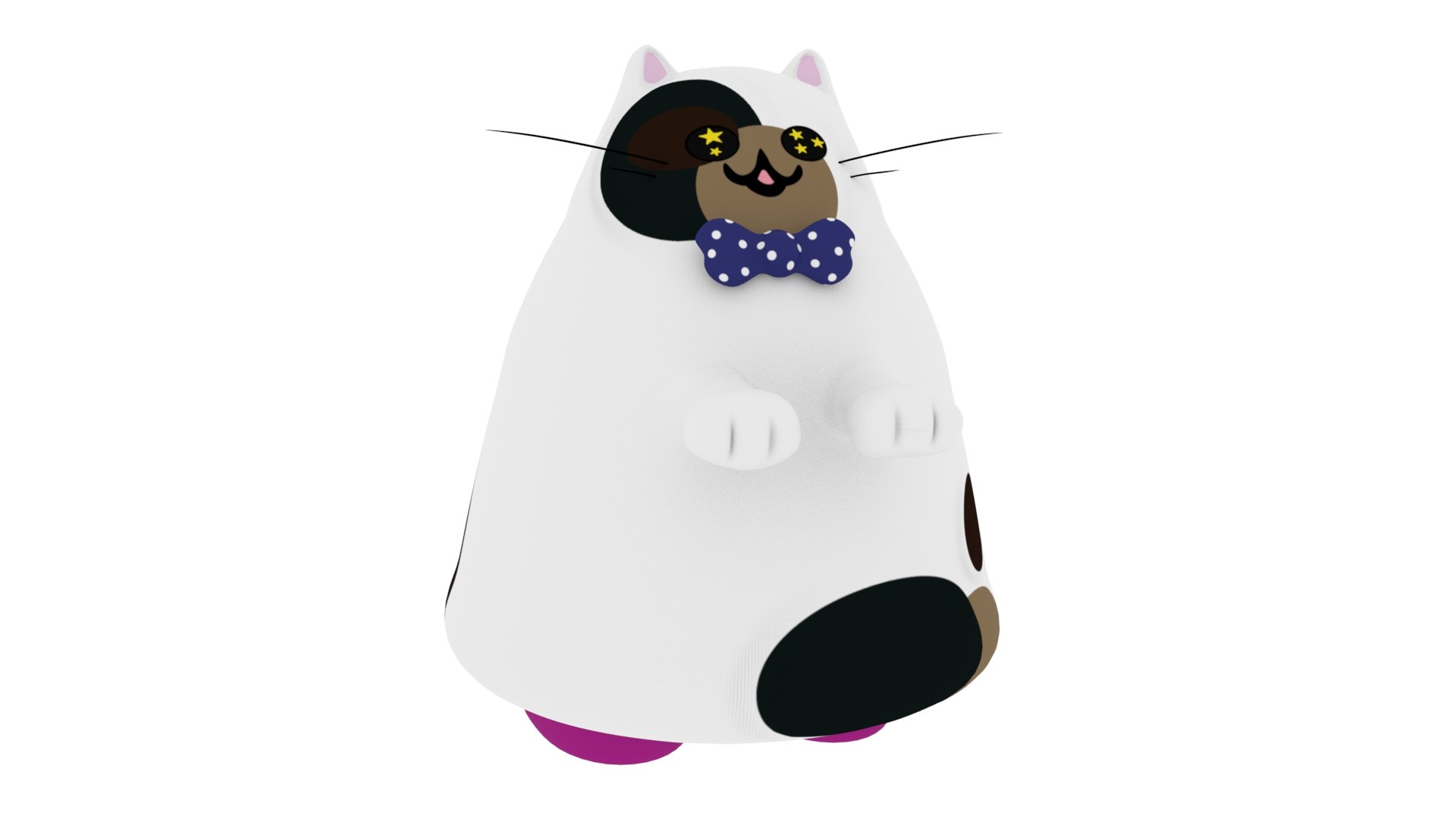 M Meow Calico Model - TurboSquid 1447202