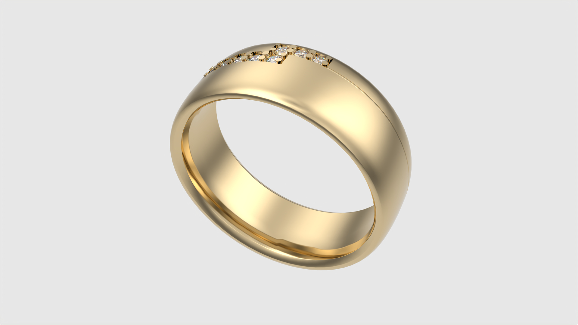 3D Contemporary Channel Ring JDBCo Model - TurboSquid 2344522