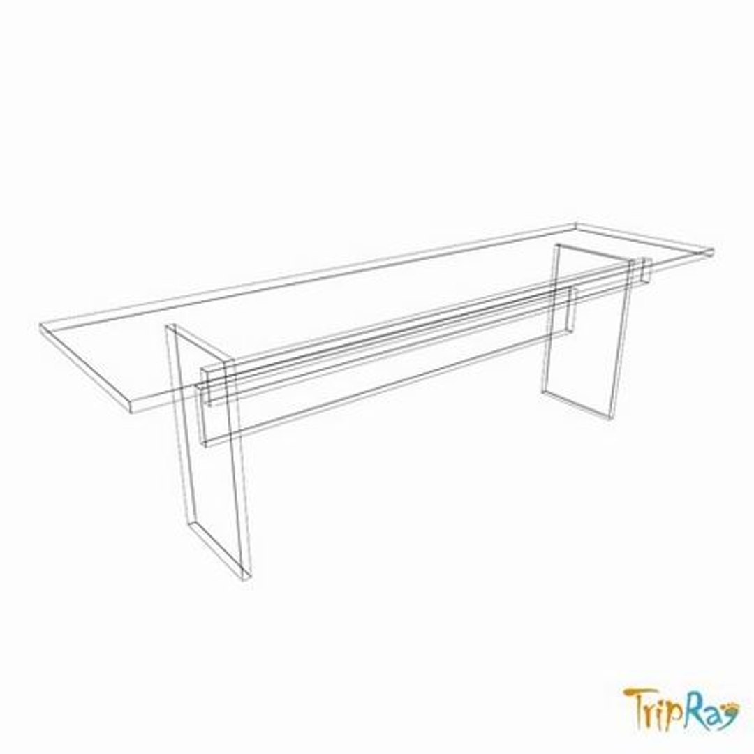 free office table 3d model