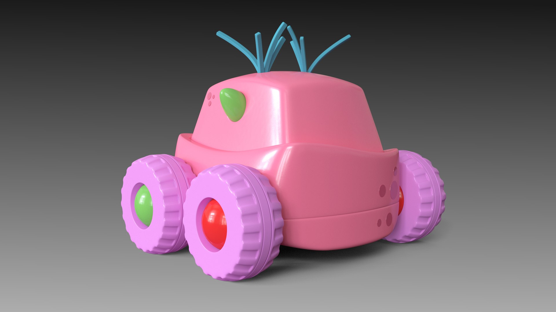 Toy Monster Car Model - TurboSquid 1523753