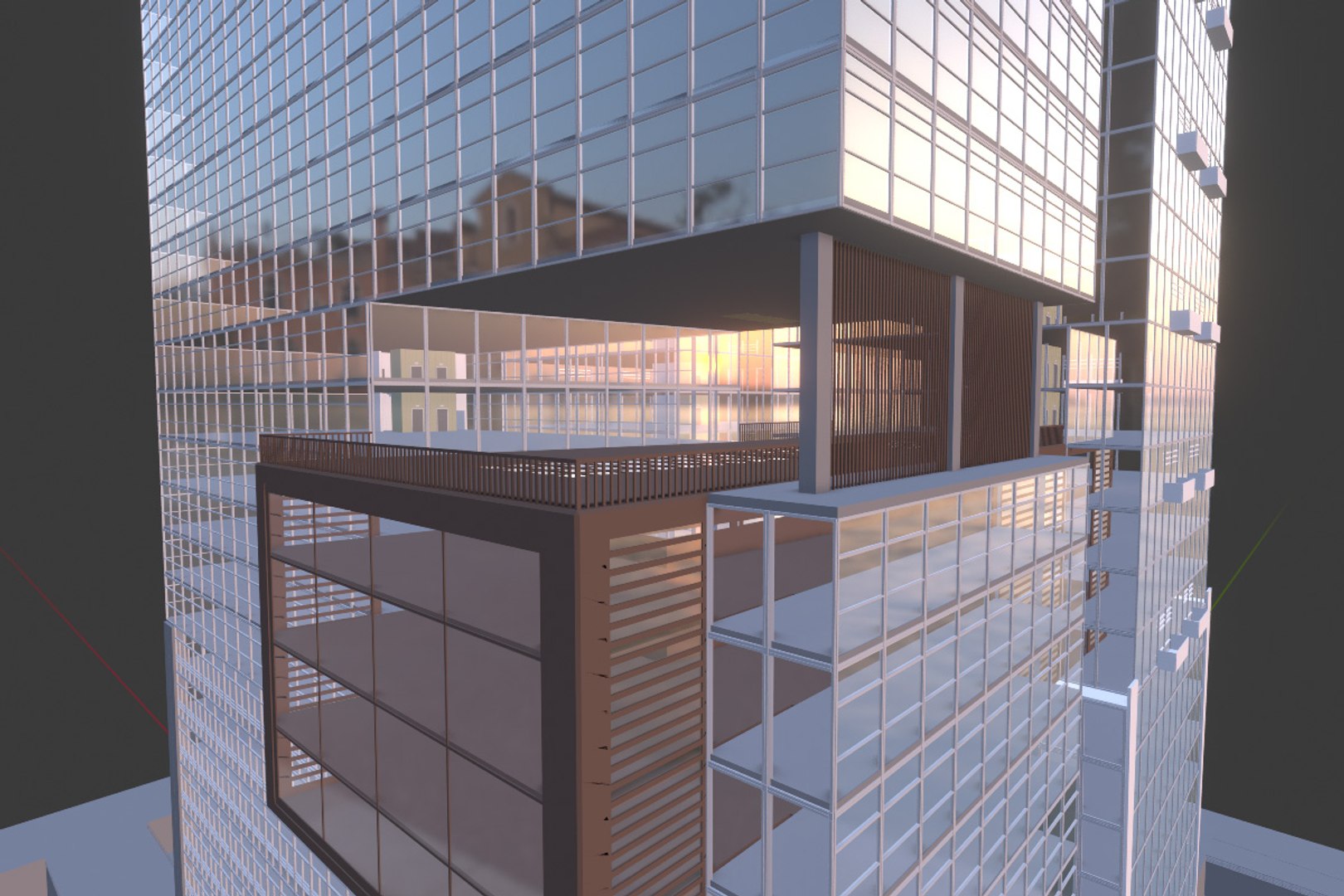 3D skyscraper 10 towers model - TurboSquid 1369021