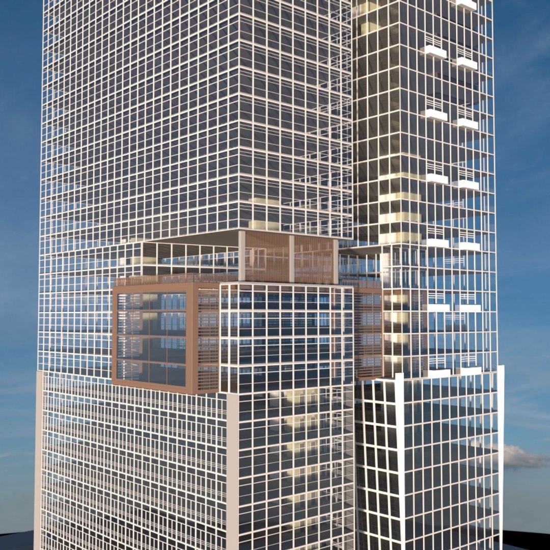 3D skyscraper 10 towers model - TurboSquid 1369021