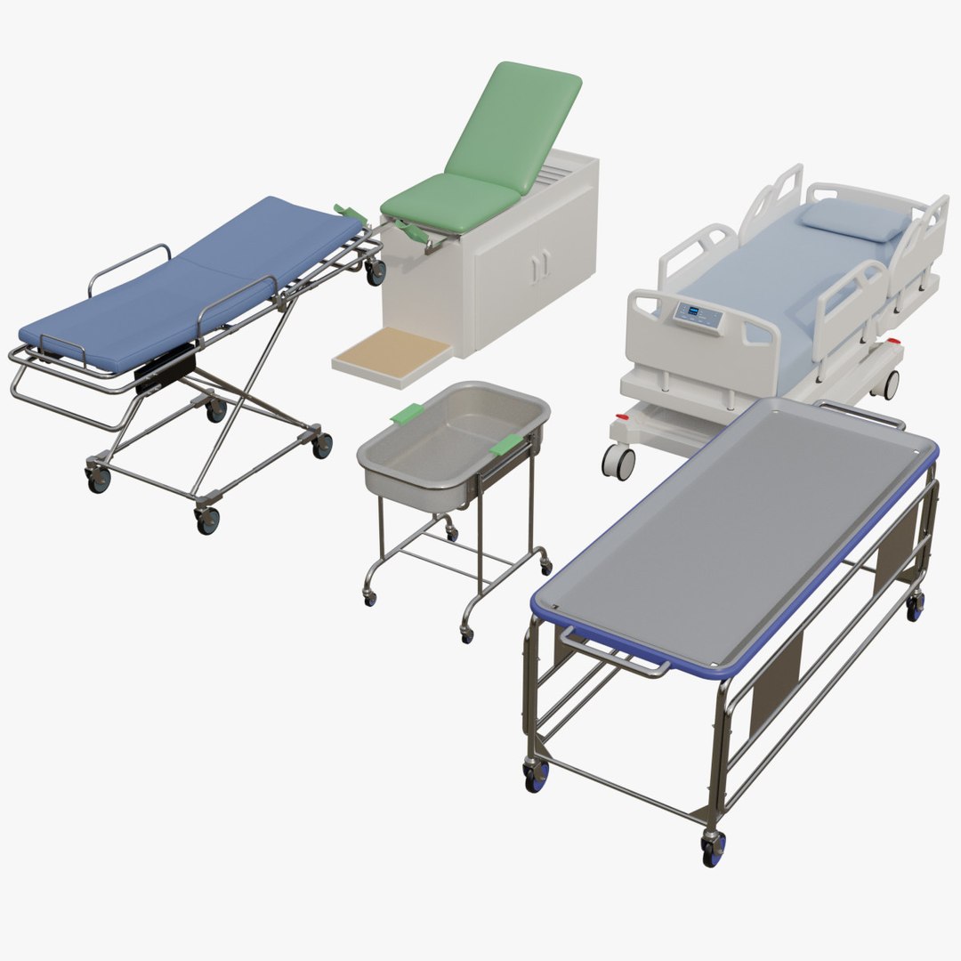 3D Hospital Props Collection 4 Basic Model - TurboSquid 2122309