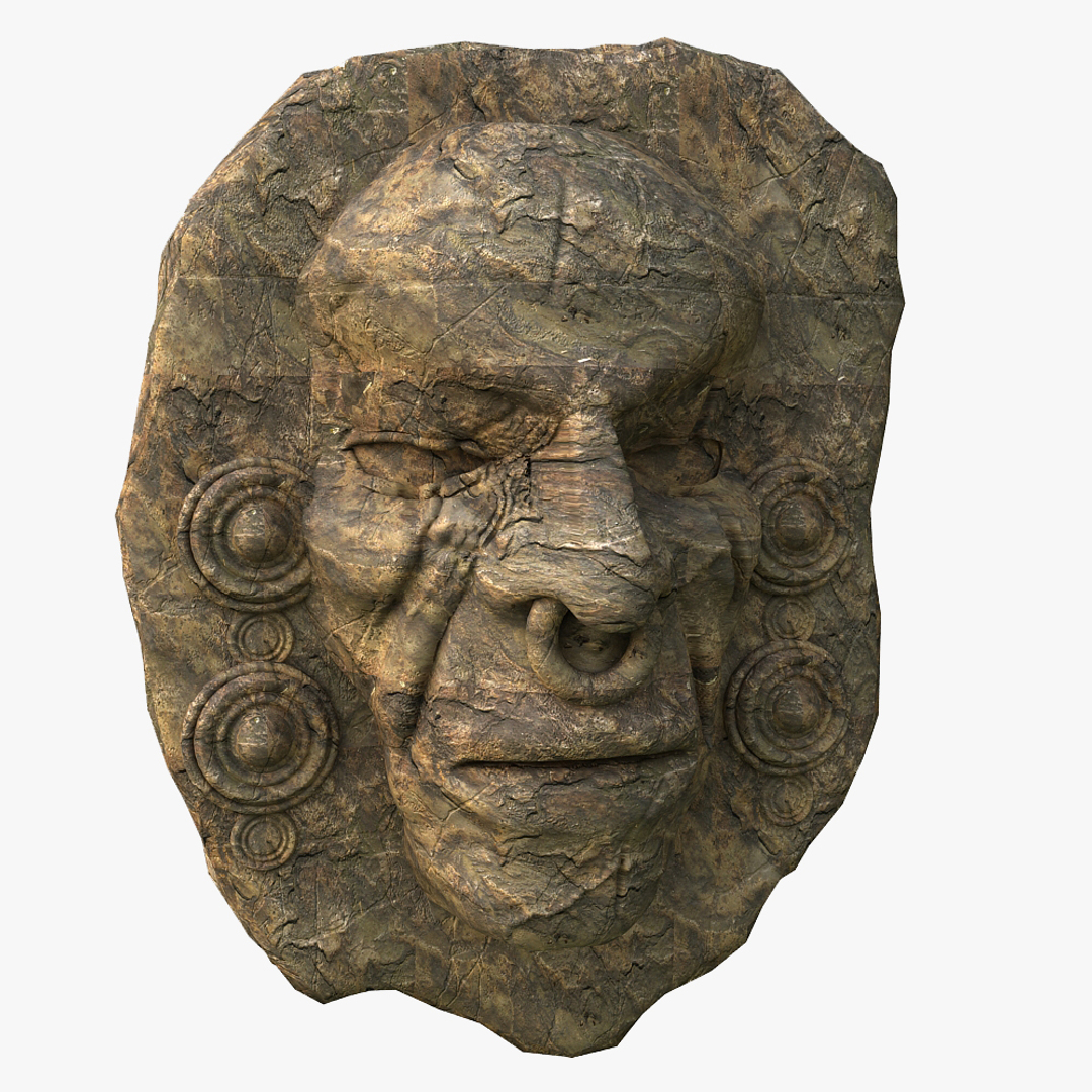 stone head 3d model