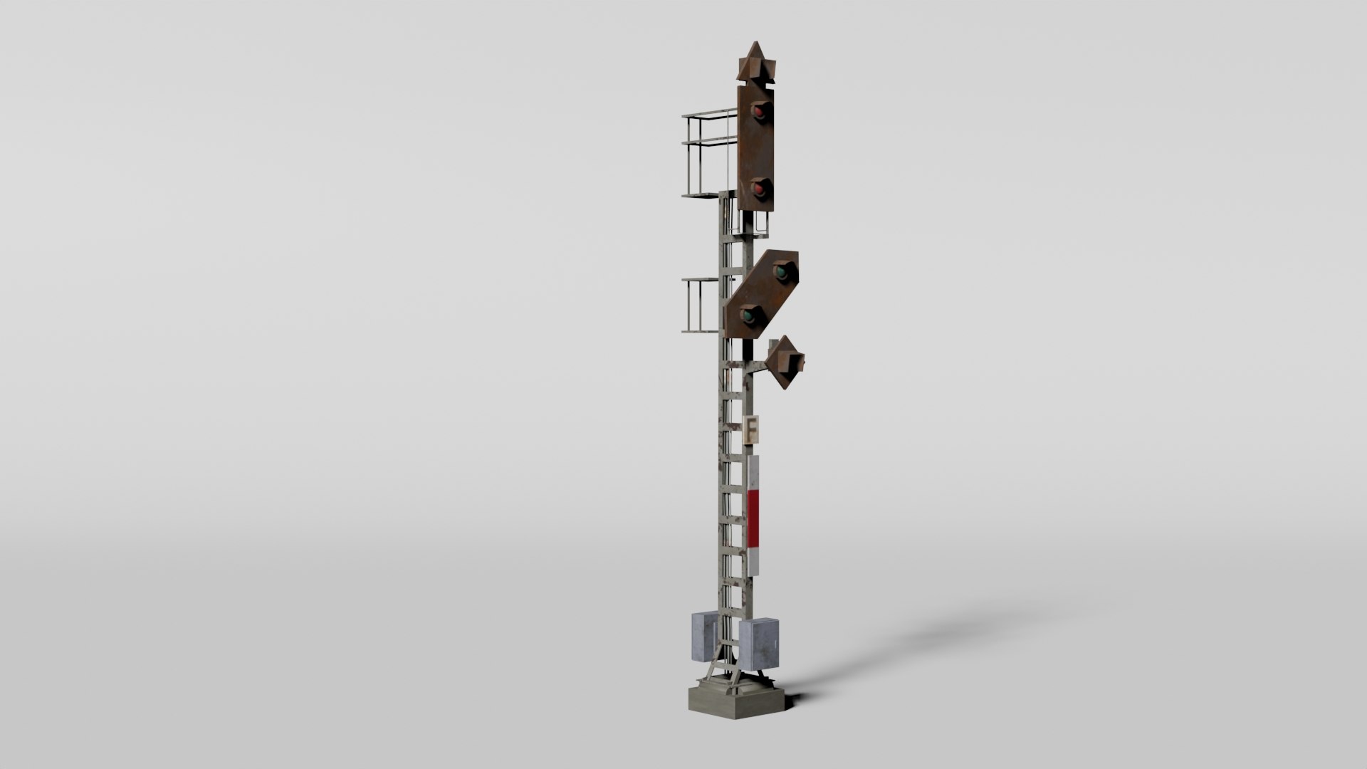 Weather Light Main Signal 3D Model - TurboSquid 2054266