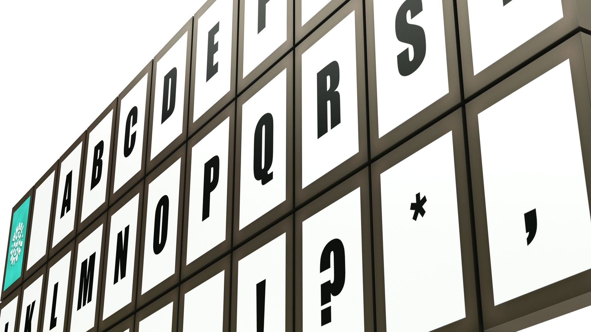 Wheel Of Fortune Letter Boxes - TV Game Show Studio Model - TurboSquid ...