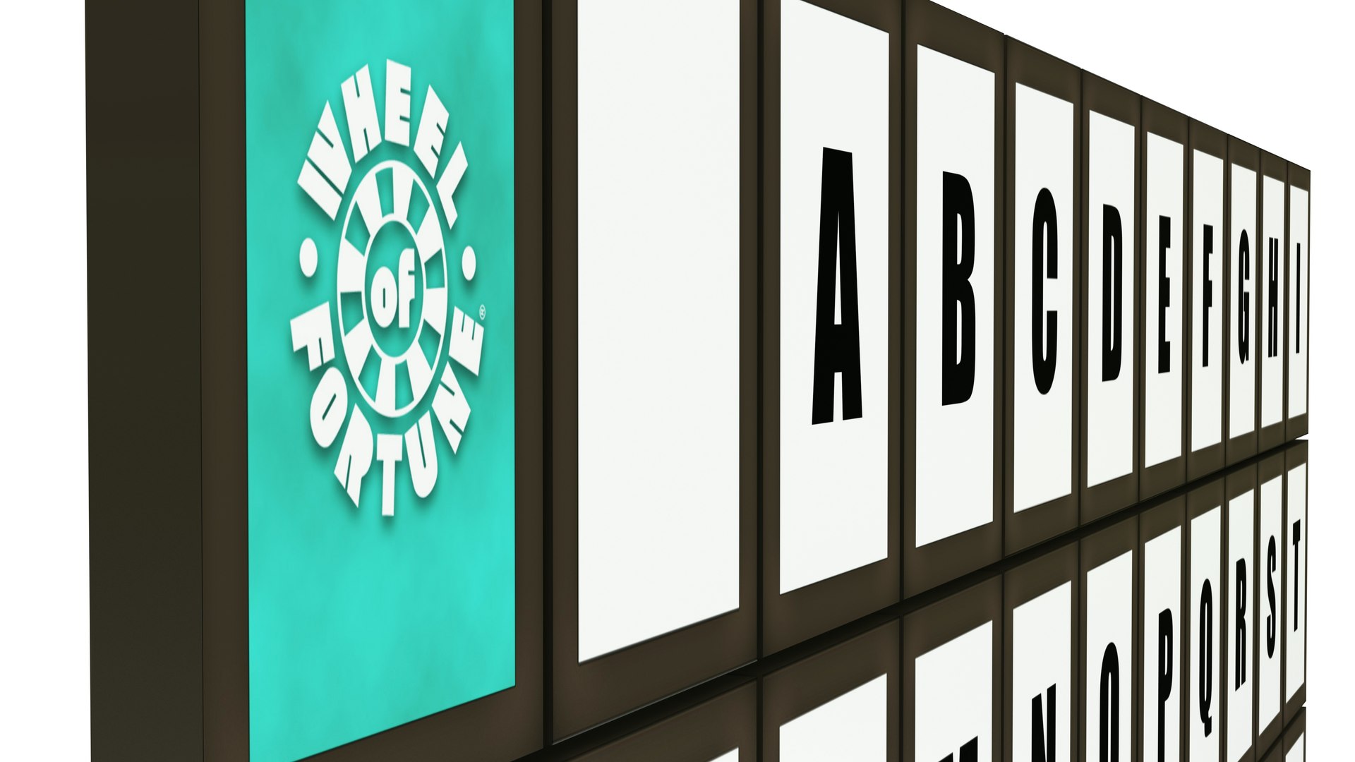 Wheel Of Fortune Letter Boxes - TV Game Show Studio Model - TurboSquid ...