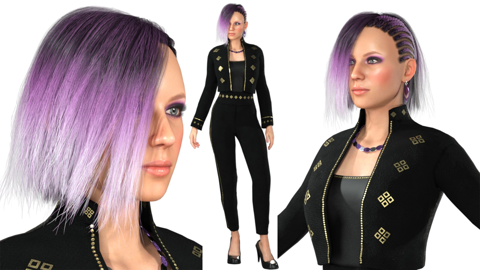 3D Realistic Rigged Girl Character Model - TurboSquid 2142988