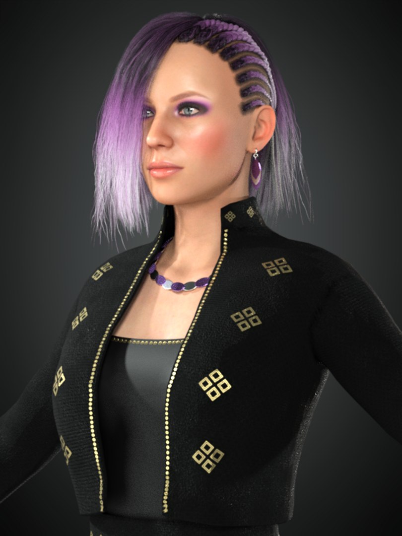 3D Realistic Rigged Girl Character Model - TurboSquid 2142988