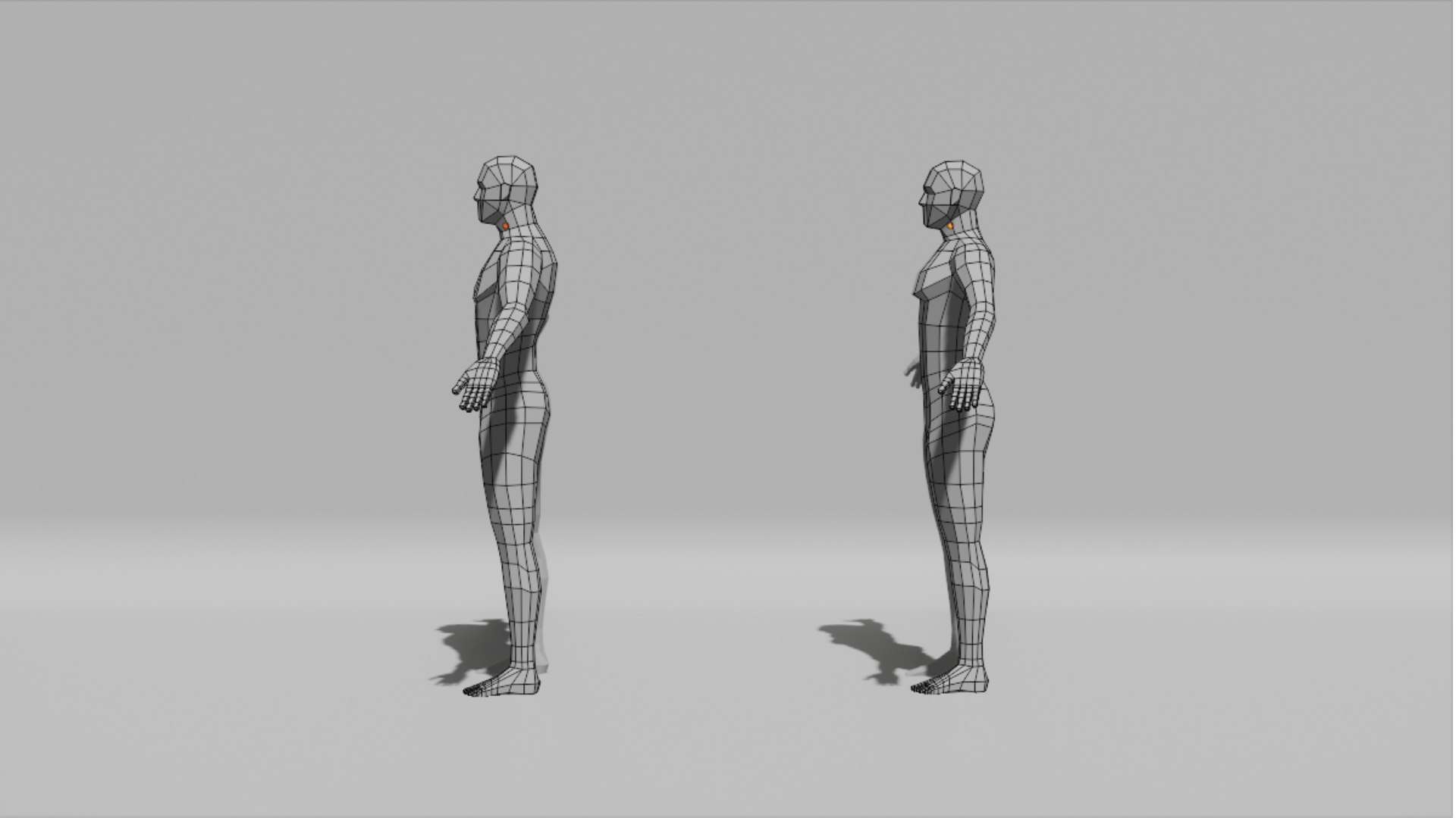 3D Simple Base Human Male Female Low Poly 3D Model - TurboSquid 2212608