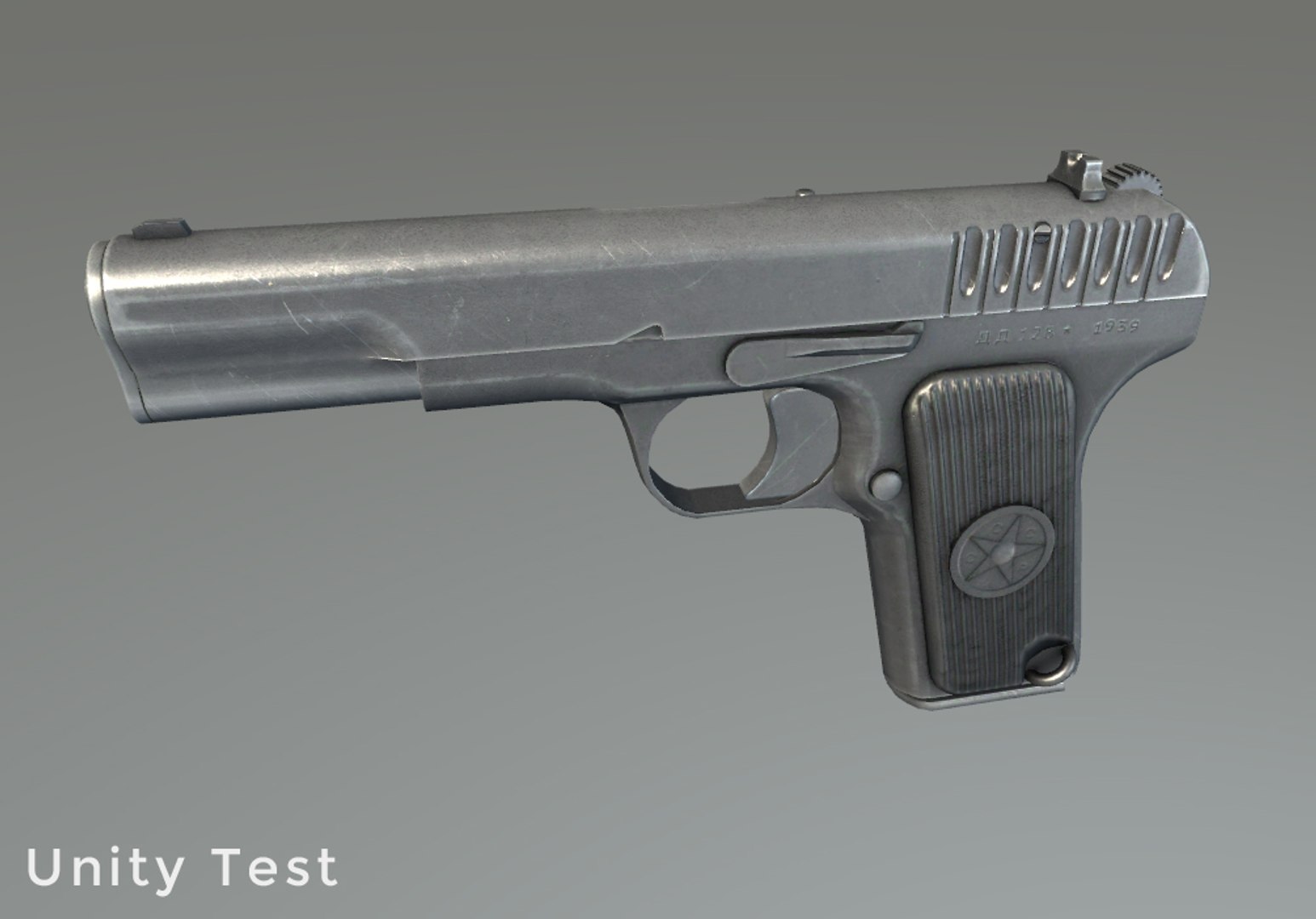 3d Model Of Tt-33 Tokarev Gun