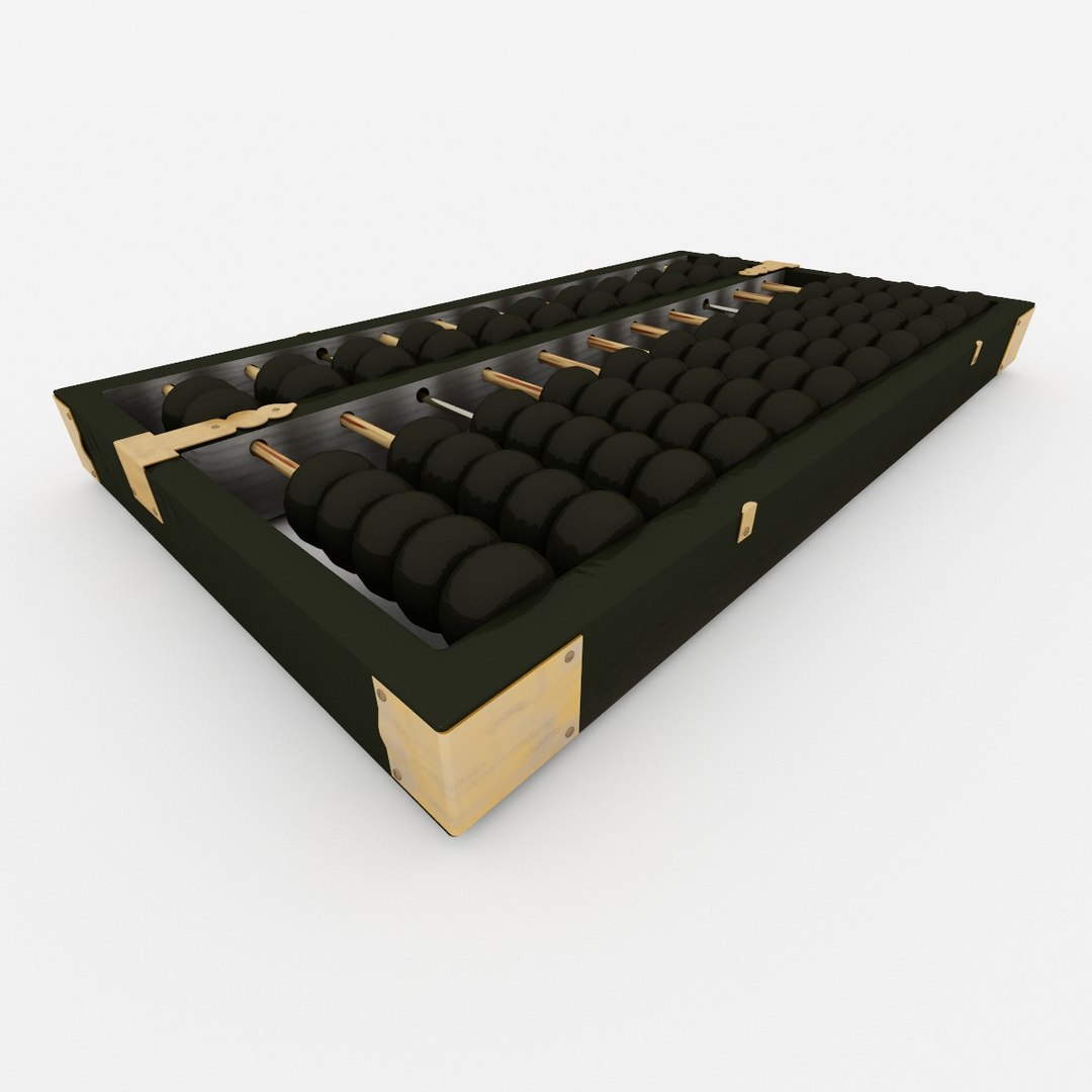3d Model Abacus Modelled