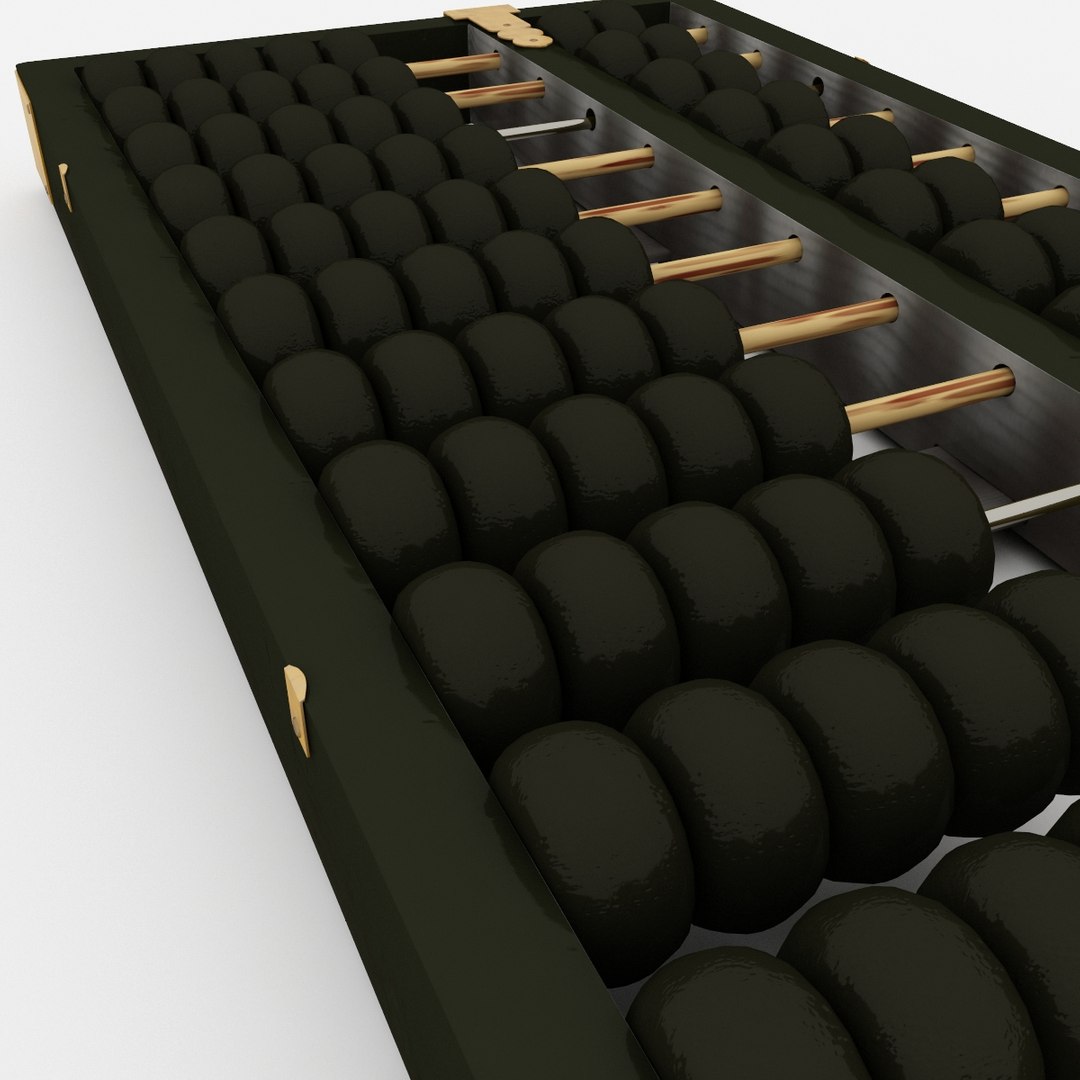 3d Model Abacus Modelled