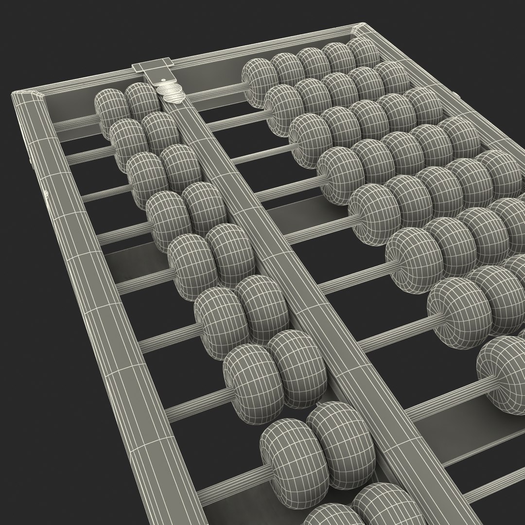 3d Model Abacus Modelled