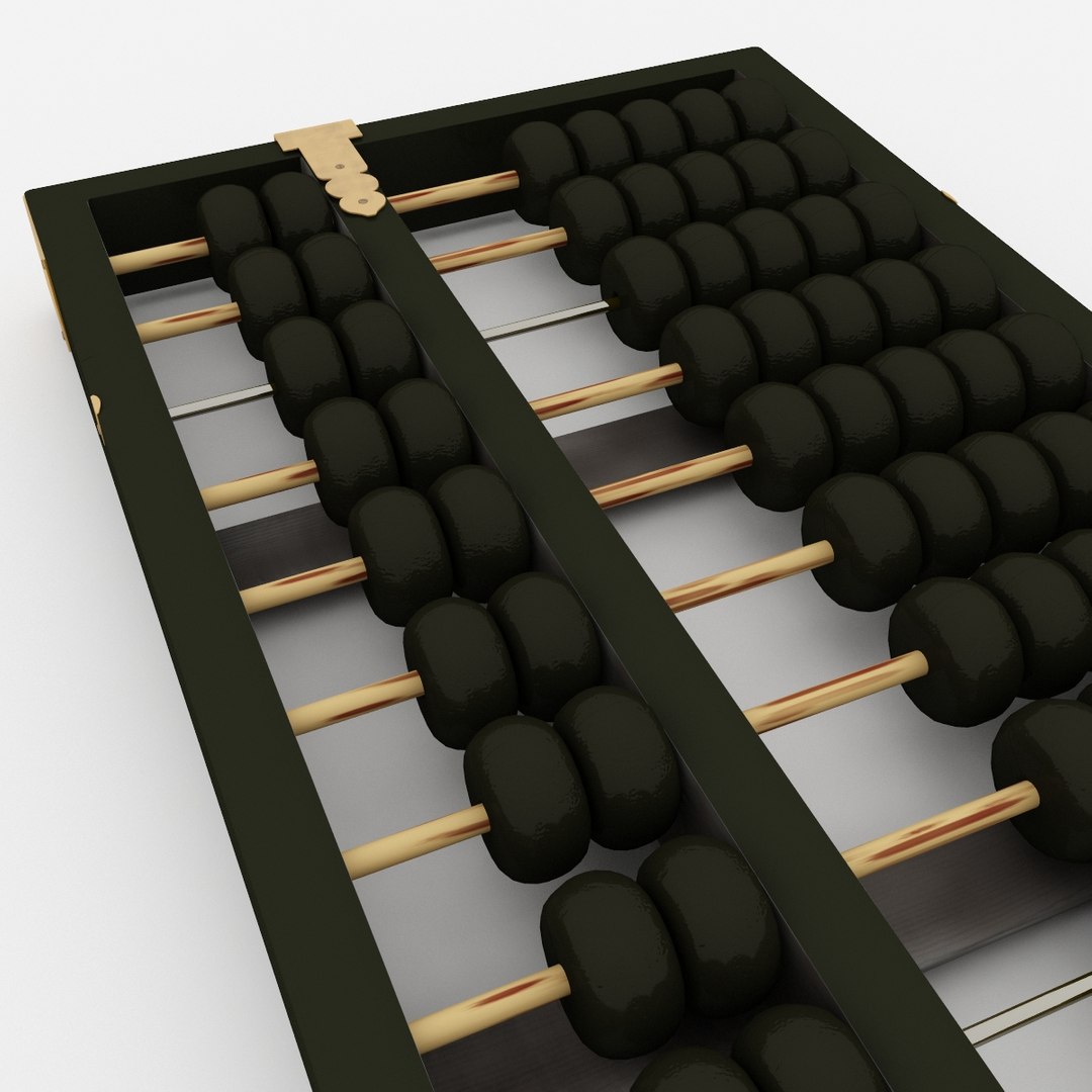 3d Model Abacus Modelled
