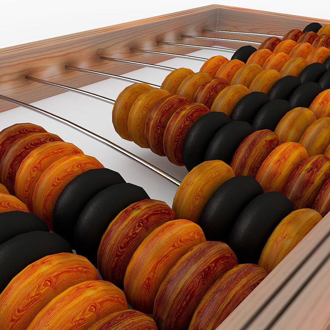 3d model abacus modelled