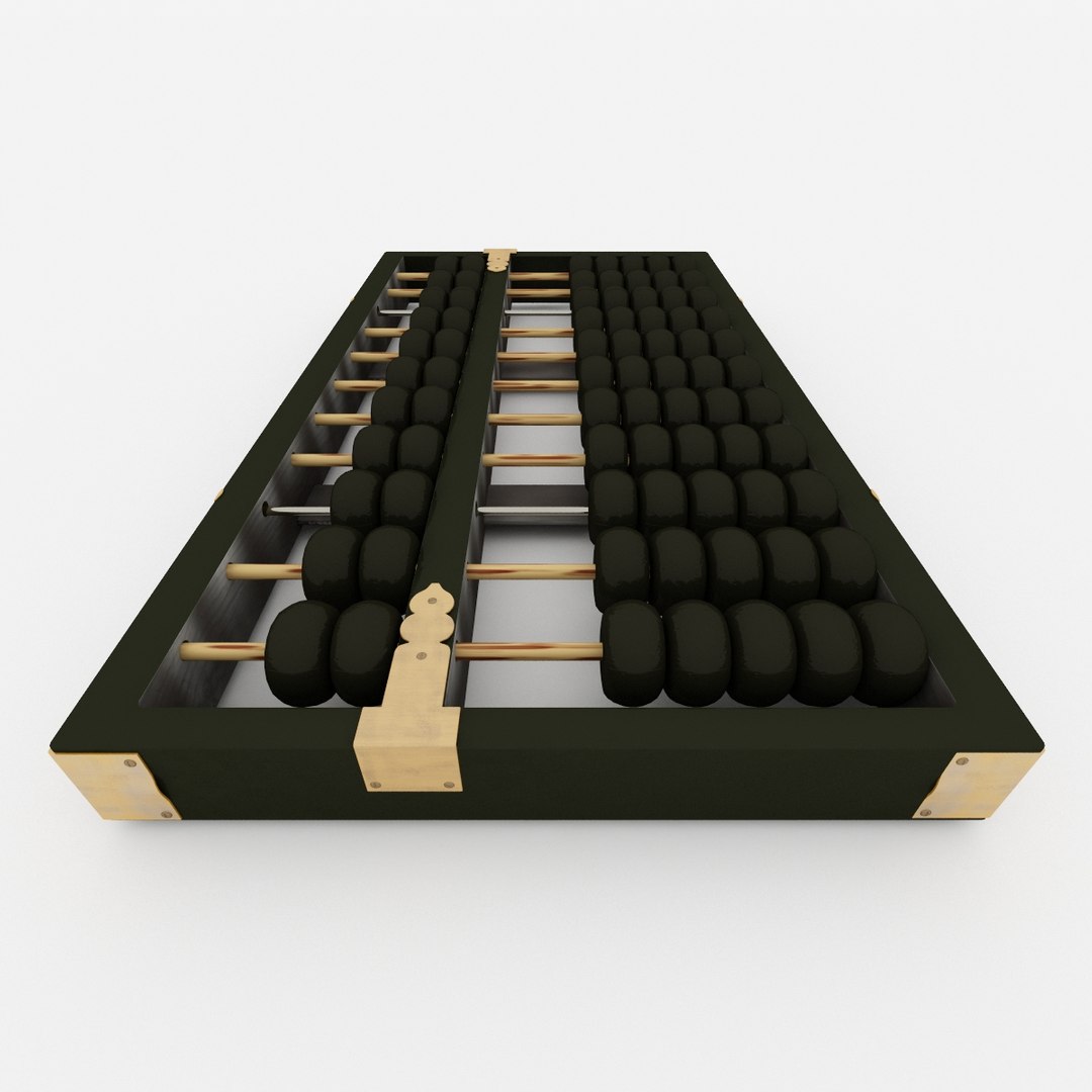 3d Model Abacus Modelled