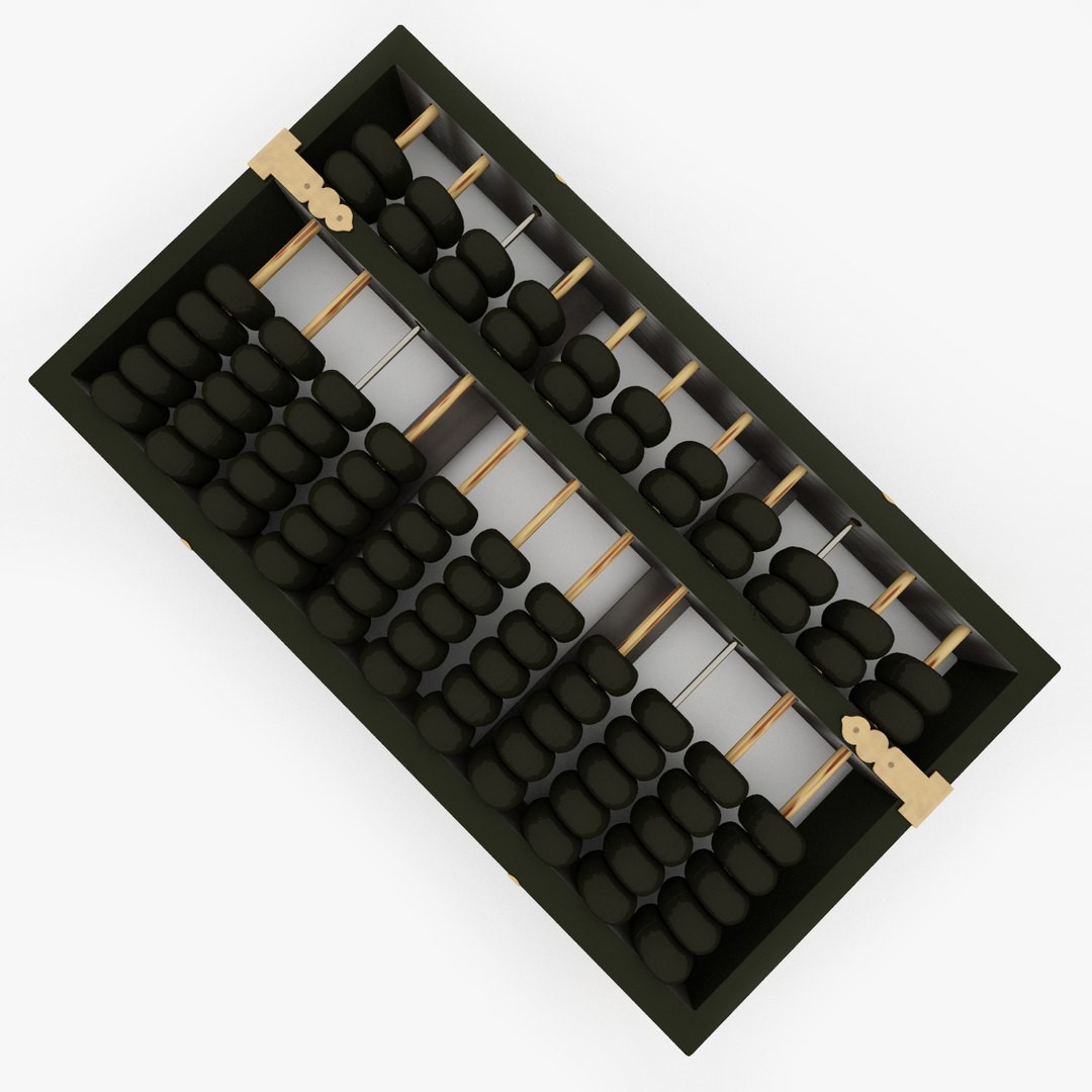 3d Model Abacus Modelled