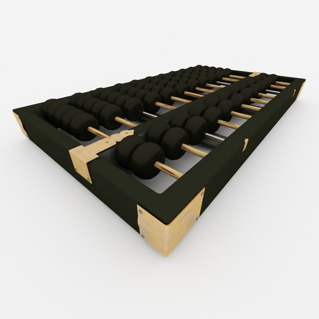 3d Model Abacus Modelled