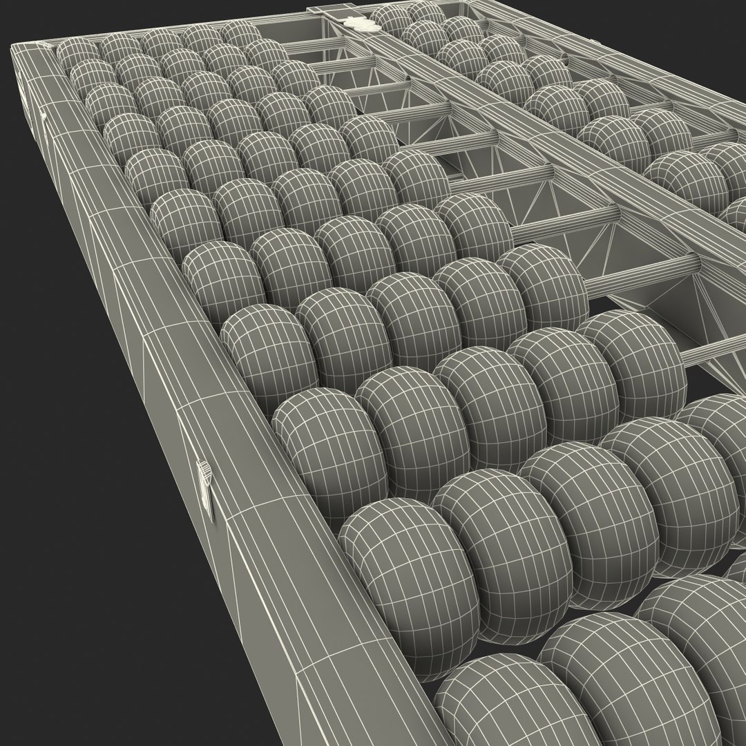 3d Model Abacus Modelled