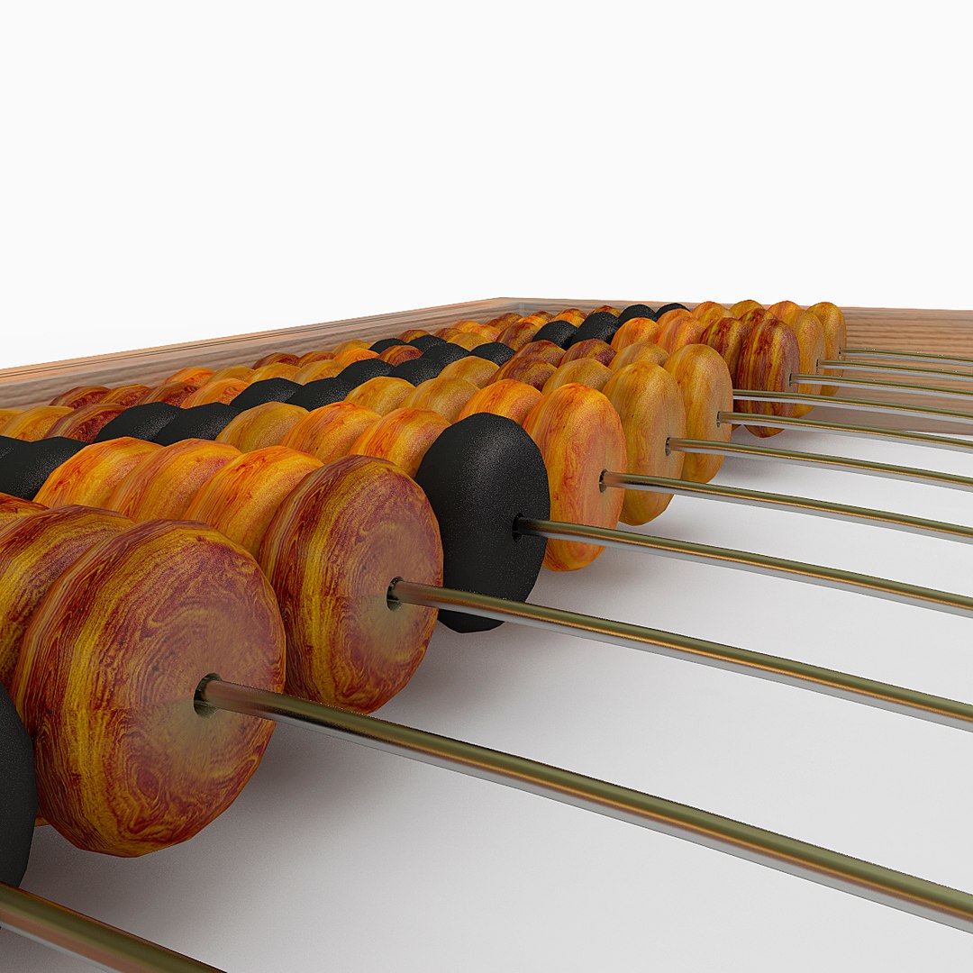 3d model abacus modelled