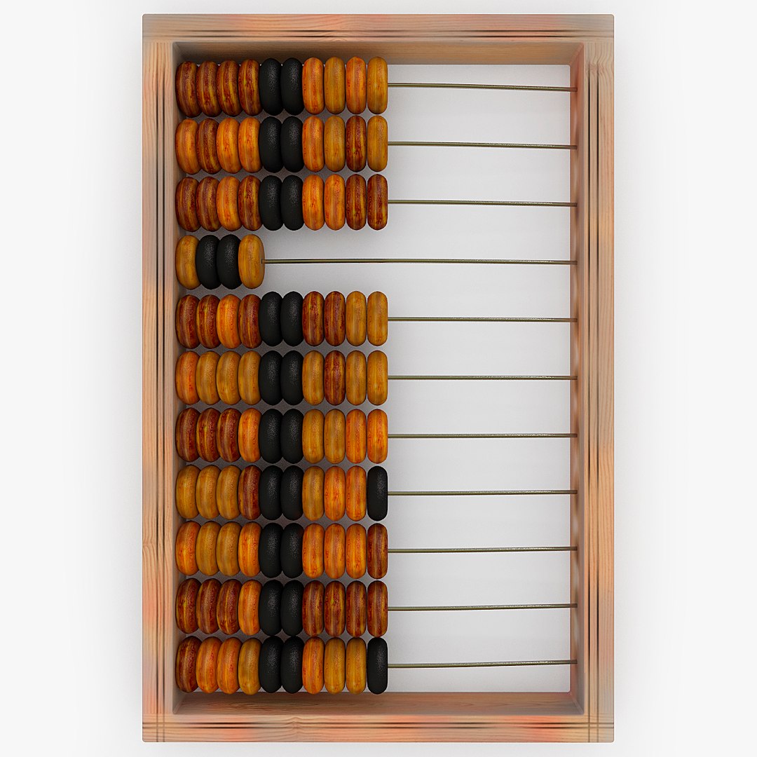 3d model abacus modelled